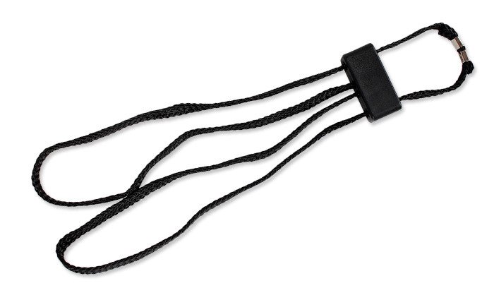 Menottes jetables en textile noir | HT-01-B